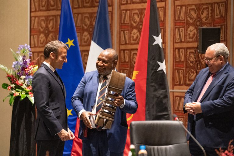 French President Emmanuel Macron’s Historic Visit To Papua New Guinea ...